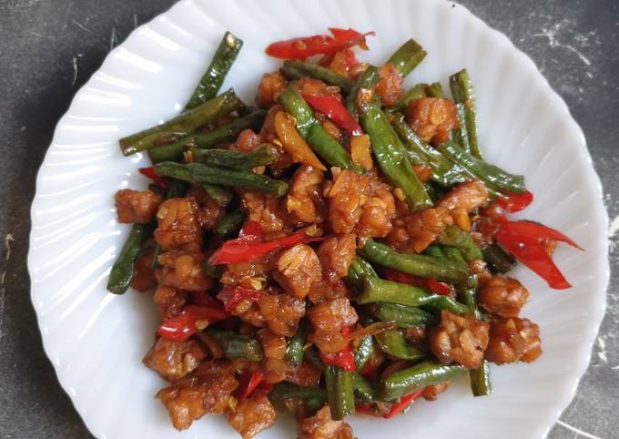 Resep Oseng Tempe Kacang Panjang oleh DiyanaHung - Cookpad
