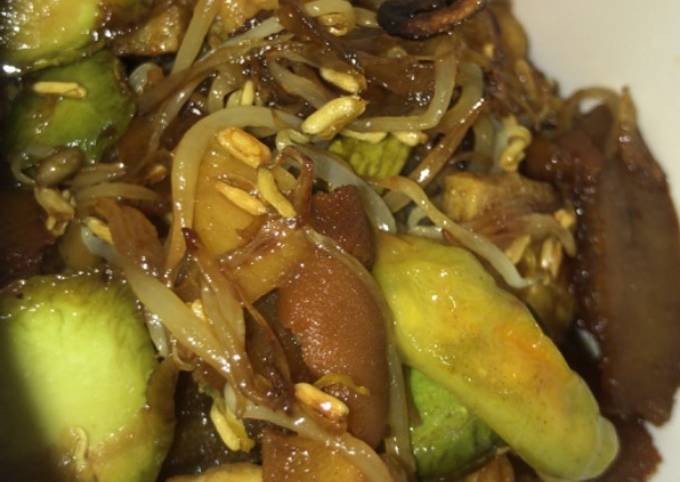 Resep Tumis Cecek (kulit sapi), Tauge, Petai dan Tahu oleh aanindyta ...