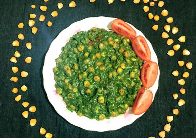 Corn Palak Recipe by Sudipa Gope - Cookpad