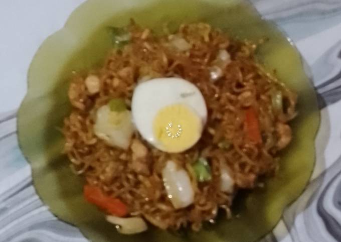 Resep Mie goreng sate oleh Ani Brilian - Cookpad