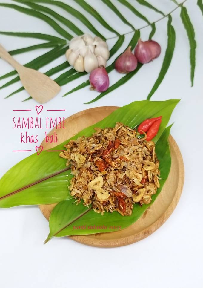 Resep Sambal Embe khas Bali oleh yanti sutanto - Cookpad