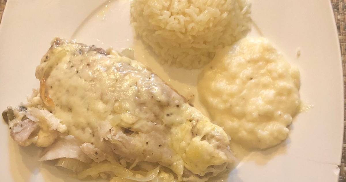 Filete de Merluza gratinado Receta de Codiego- Cookpad