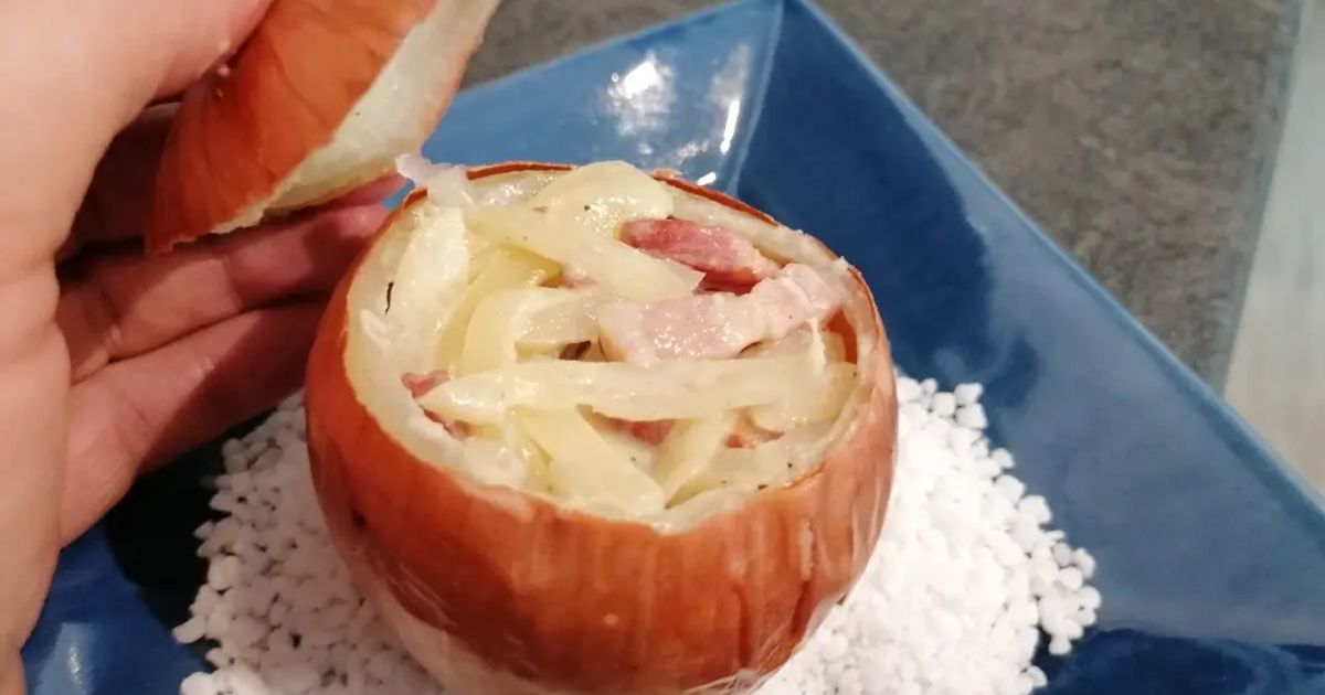 Oignons à La Carbonara de Alexis Leroux - Cookpad