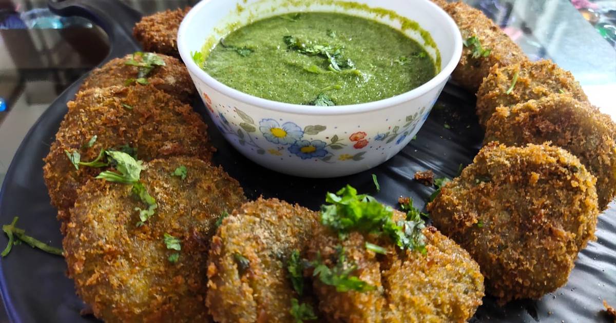 Peas kebab Recipe by Aish Kaur aggarwal - Cookpad