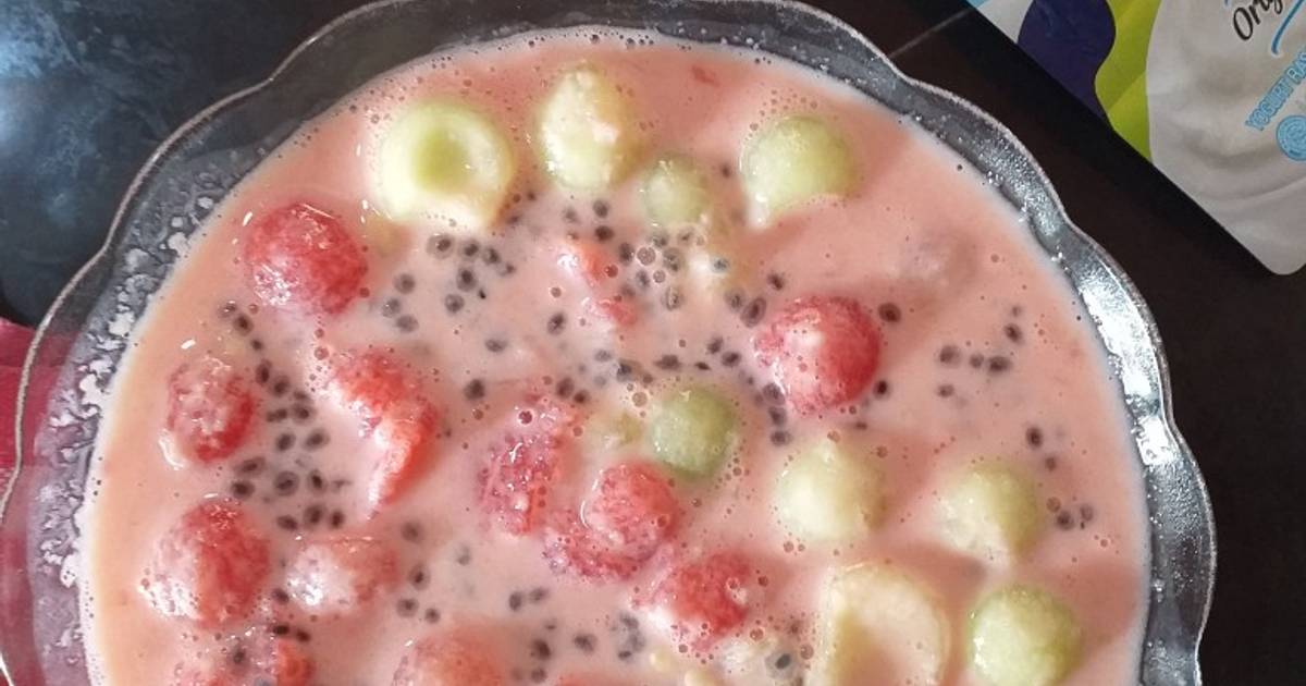 440 resep es buah semangka melon enak dan mudah - Cookpad