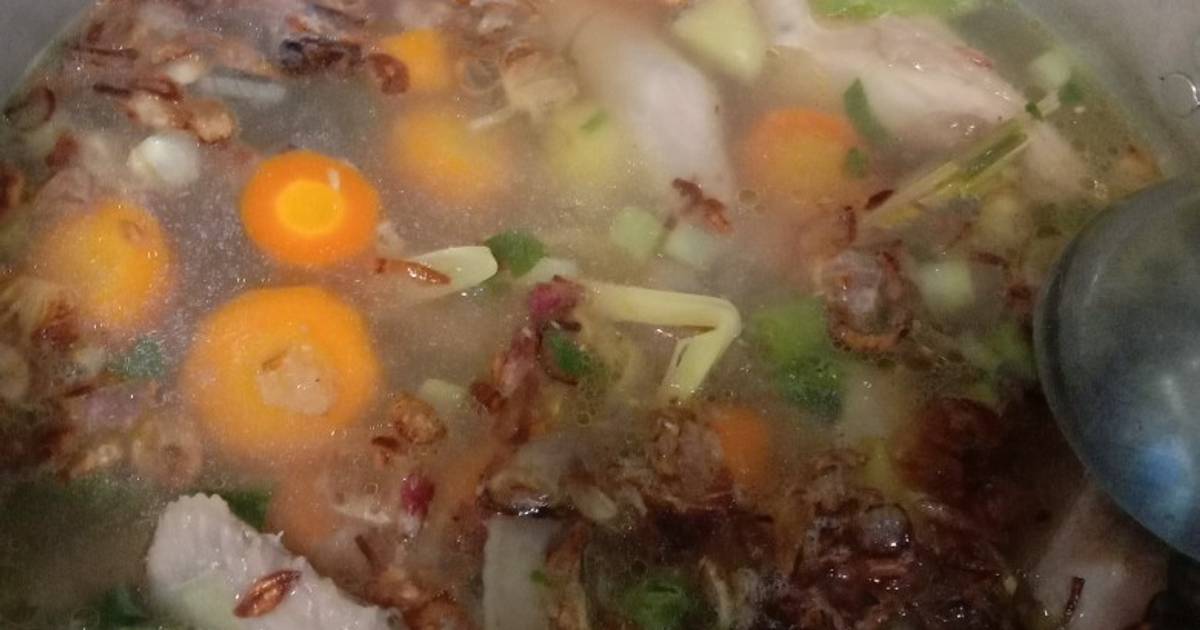 Resep Sop ayam kampung kuah rempah oleh Elis Triani - Cookpad