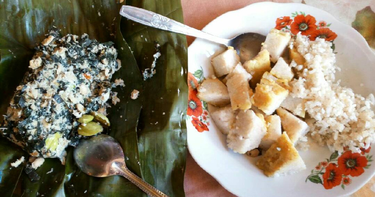 Resep Botok Sembukan (Gembrot) Pete Plus Nasi Tiwul oleh Endah_Apriani ...