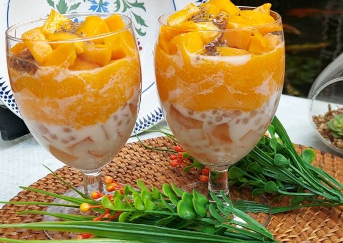 Resep 108. Mango Sagoo Dessert oleh Noona Hilda ️ - Cookpad