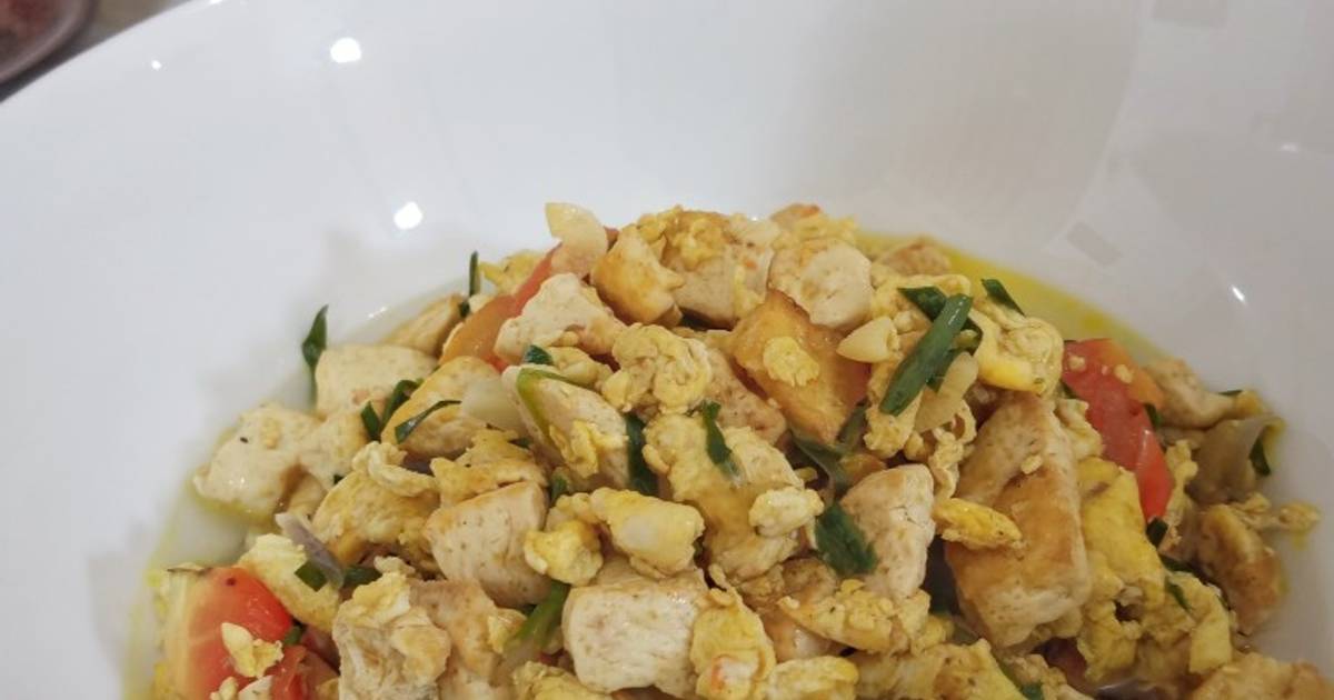 Resep Telur Oreg Tahu Kuah oleh Kikie Di dapur - Cookpad