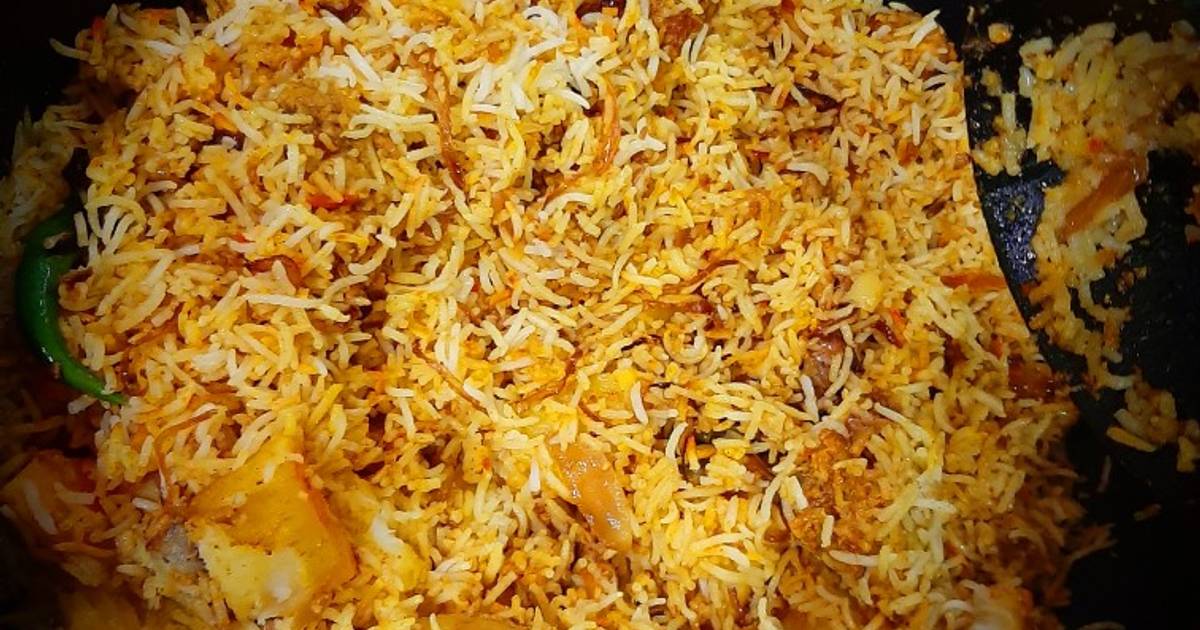 Chicken BBQ Biryani Recipe by Aamna Saad - Cookpad