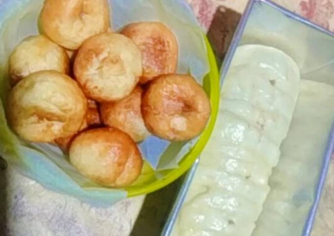 Resep Donat simple dan Roti kukus oleh Syarifah - Cookpad