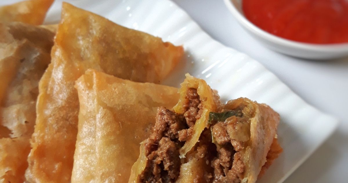 Resep Samosa Kari Daging Kulit Lumpia oleh Cory Rahmaniah - Cookpad