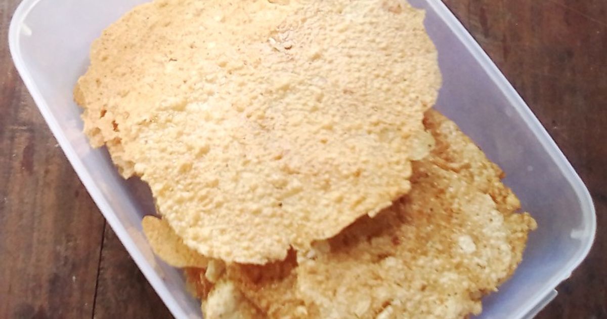Resep Samiler / Opak Singkong Ekonomis 5 Bahan Renyah Gurih No Msg oleh ...