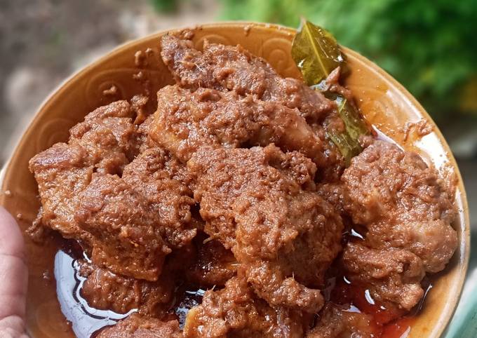 Resep Rendang daging kambing oleh Mama faiz - Cookpad