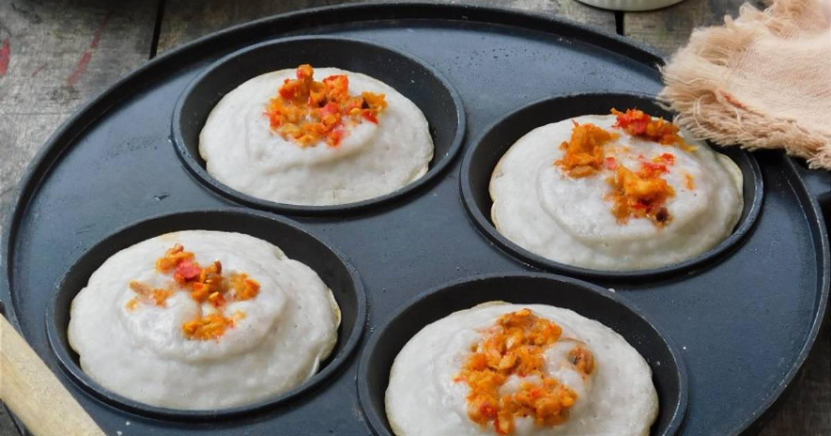 Resep serabi enak: Beragam rasa dan topping, mudah & lembut