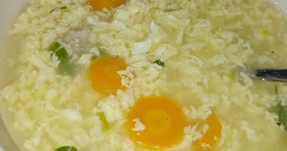 Resep Sup Krim Telur Simpel Anti Amis oleh Lailati Dwina Apriani - Cookpad