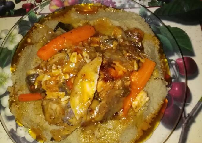 Cuscus de millo con cabeza de salmón Receta de AMY Con Sus Recetas ...