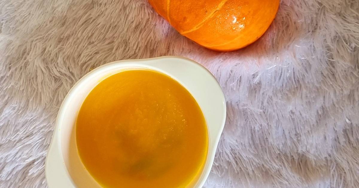 Resep 373. Puree Labu Kabocha MPASI 6 bln oleh Vifya_kitchen - Cookpad