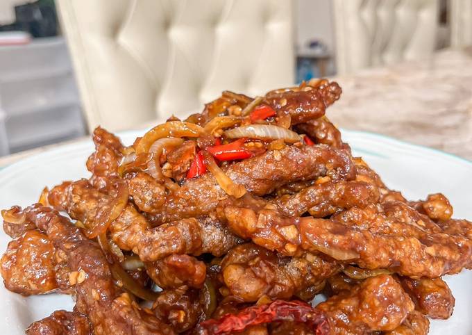 Resep Asian Crispy Beef oleh Amanda Zevannya - Cookpad