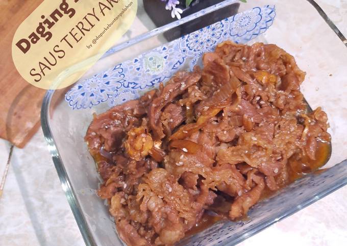Resep 90. Daging Sapi Tipis saus Teriyaki ala Y*shin*ya oleh Dapur🥘 ...