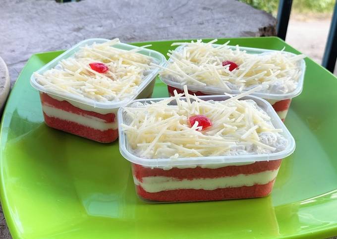 Resep Dessert box merah putih oleh Siska Murtini - Cookpad