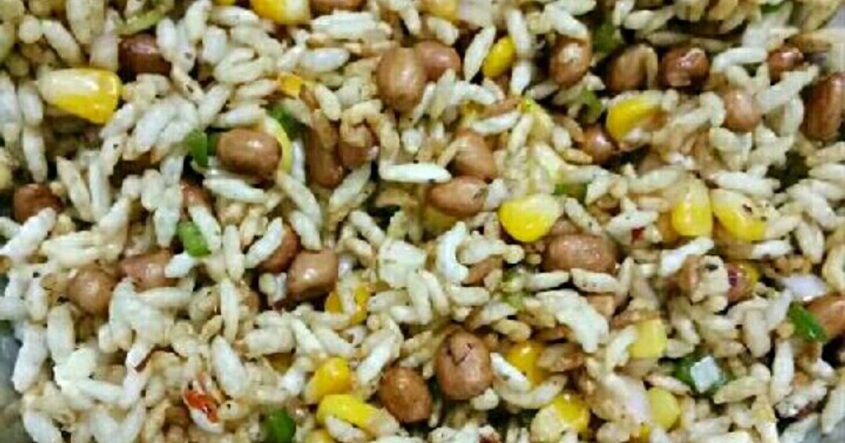 Murmure Corn Peanut Bhel Recipe by Tushar Dua - Cookpad