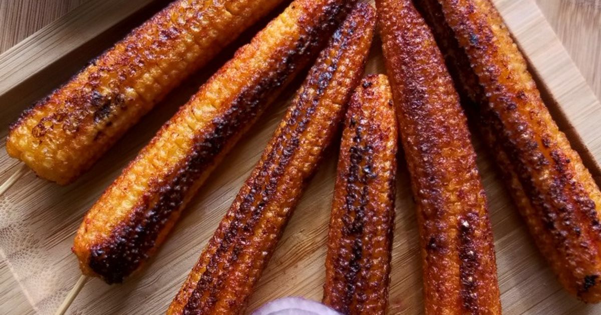 Pan Fried Baby Corn / Baby Corn Fry Recipe By Mehathab Manzoor