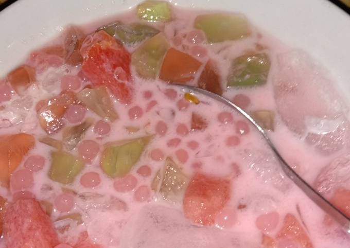 Resep Es buah enak simpel oleh Putry Yhany Paat - Cookpad