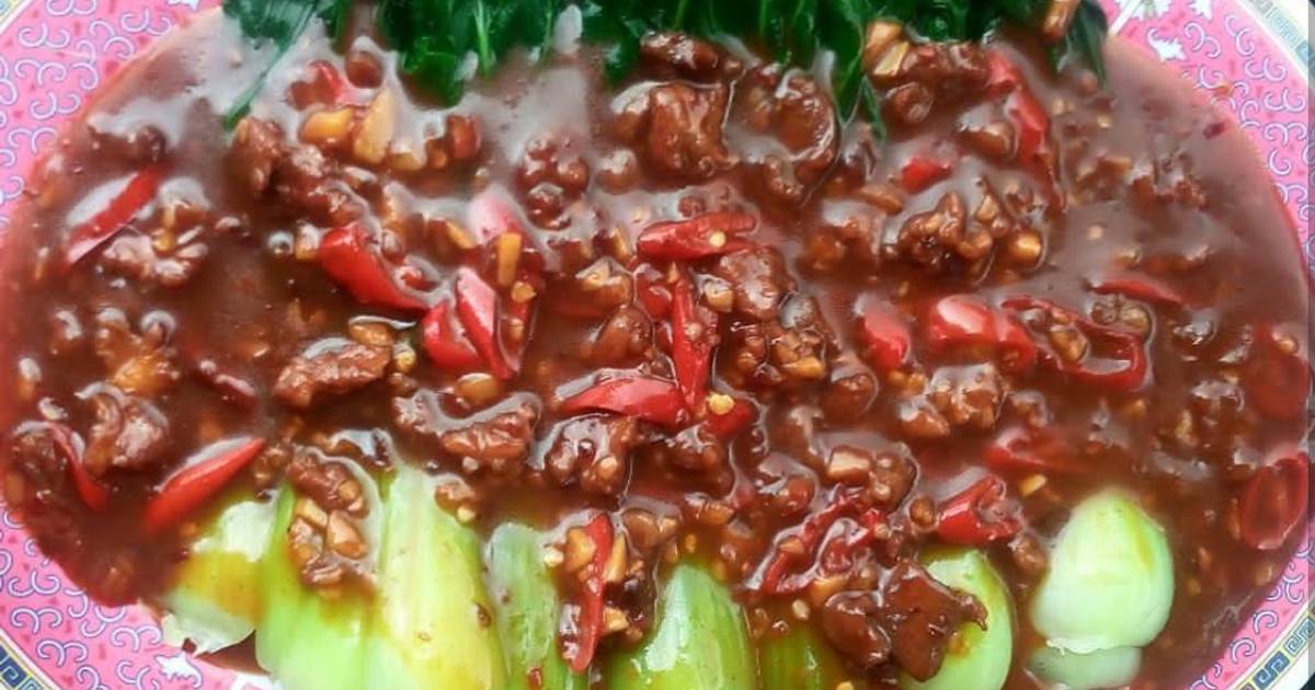 Resep Angsio pakcoy sapi oleh Gastronomming - Cookpad