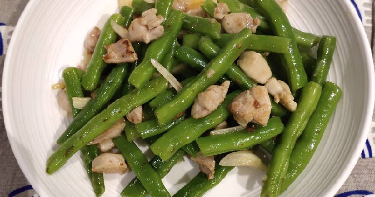 Stuffed French Beans Recipe by Meme - Cookpad