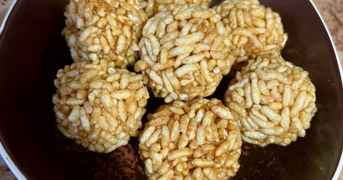 Puffed Rice { Murmura } Ladoo Recipe by Alka Bhandari - Cookpad