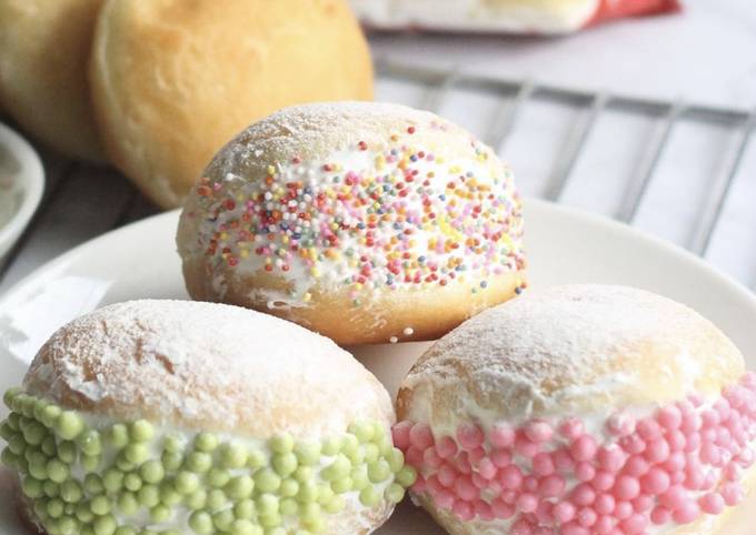 Resep Korean Milk Cream Donat oleh Sahabat Kuliner Interflour - Cookpad