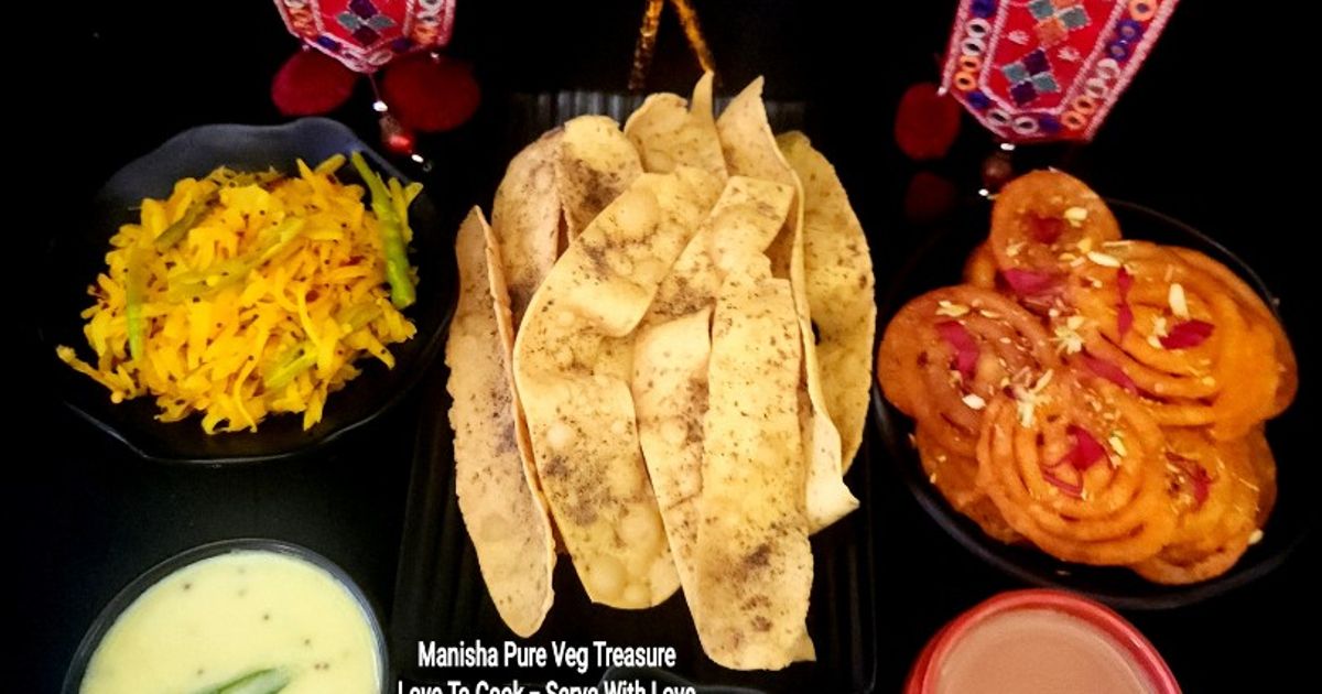 Fafda Jalebi Gujarati Style Dussehra Special Recipe by Manisha Sampat ...