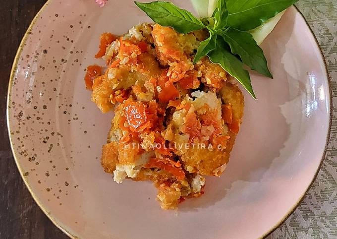 Resep Nugget Ayam Geprek oleh Tina Ollive - Cookpad