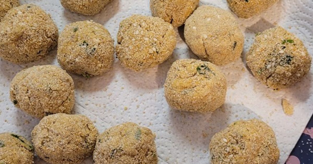 Falafel With Leftover Red Lentils And Oats ️ Recipe By Lil Kou