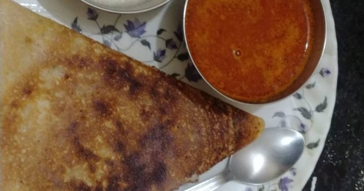 Paper dosa Recipe by Anika - Cookpad