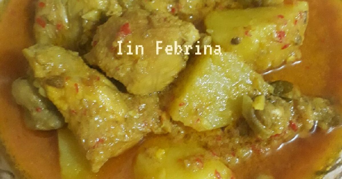 Resep Kari Ayam oleh Iin Febrina - Cookpad