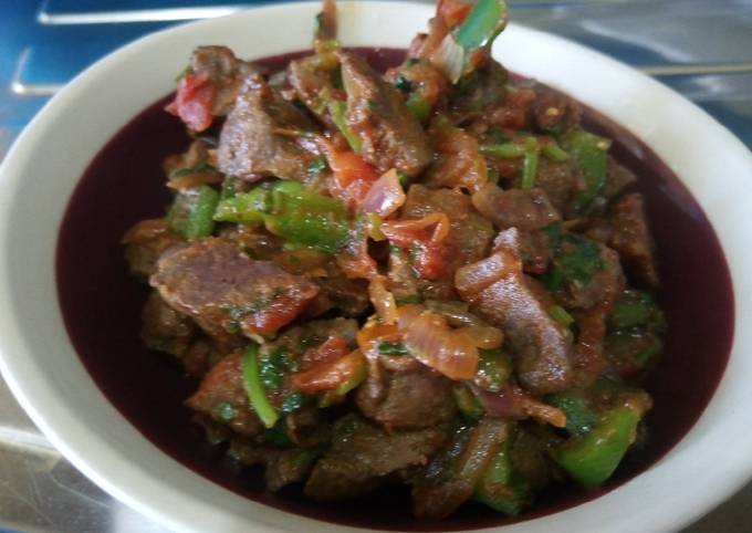 Fried liver Recipe by Jasper Mwenda - Cookpad