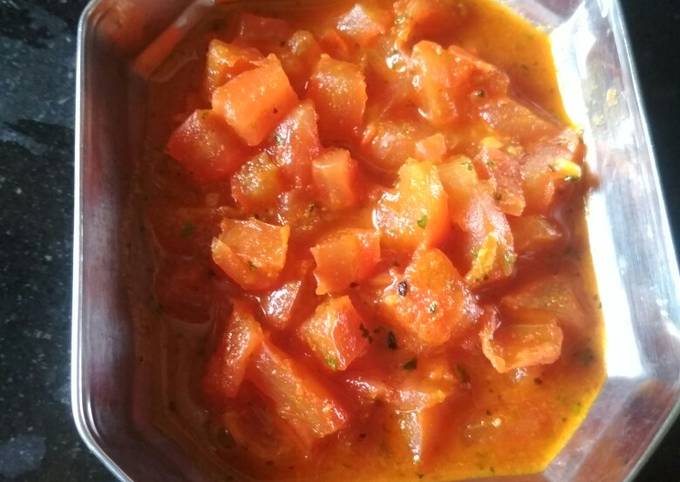 Sweet and sour tomato Recipe by Lata Jain Dugar - Cookpad