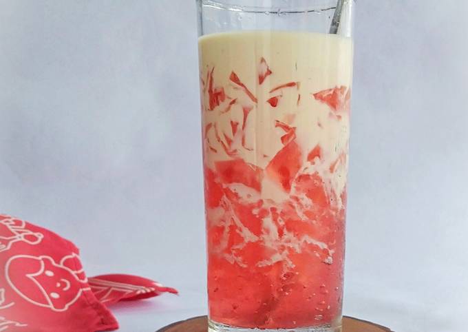 Resep 479.Merah Putih Jelly Drink oleh An_nesha - Cookpad