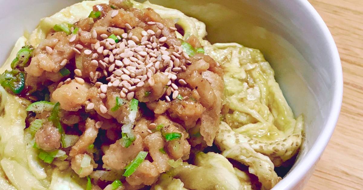 Cách Làm Món Rice Bowl Cà Tím Nướng & Thịt Băm Rang Tương Miso của Dory ...