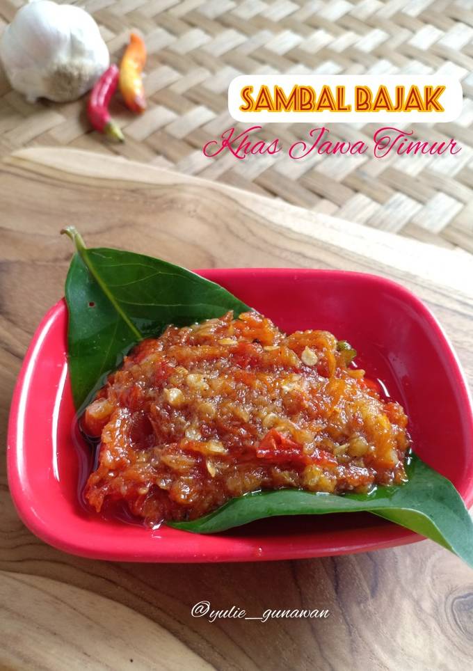 Resep Sambal Bajak Khas Jawa Timur oleh 🌷Yulie Yuda Gunawan🌷 - Cookpad