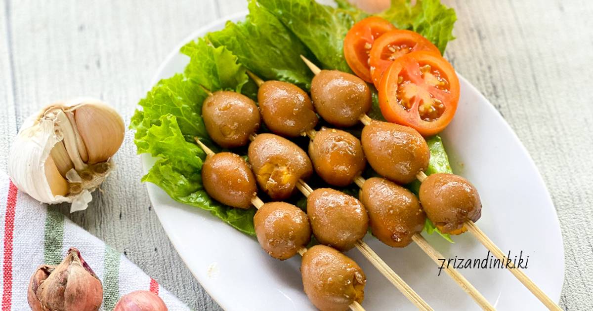 599 resep sate telur puyuh enak dan sederhana ala rumahan - Cookpad