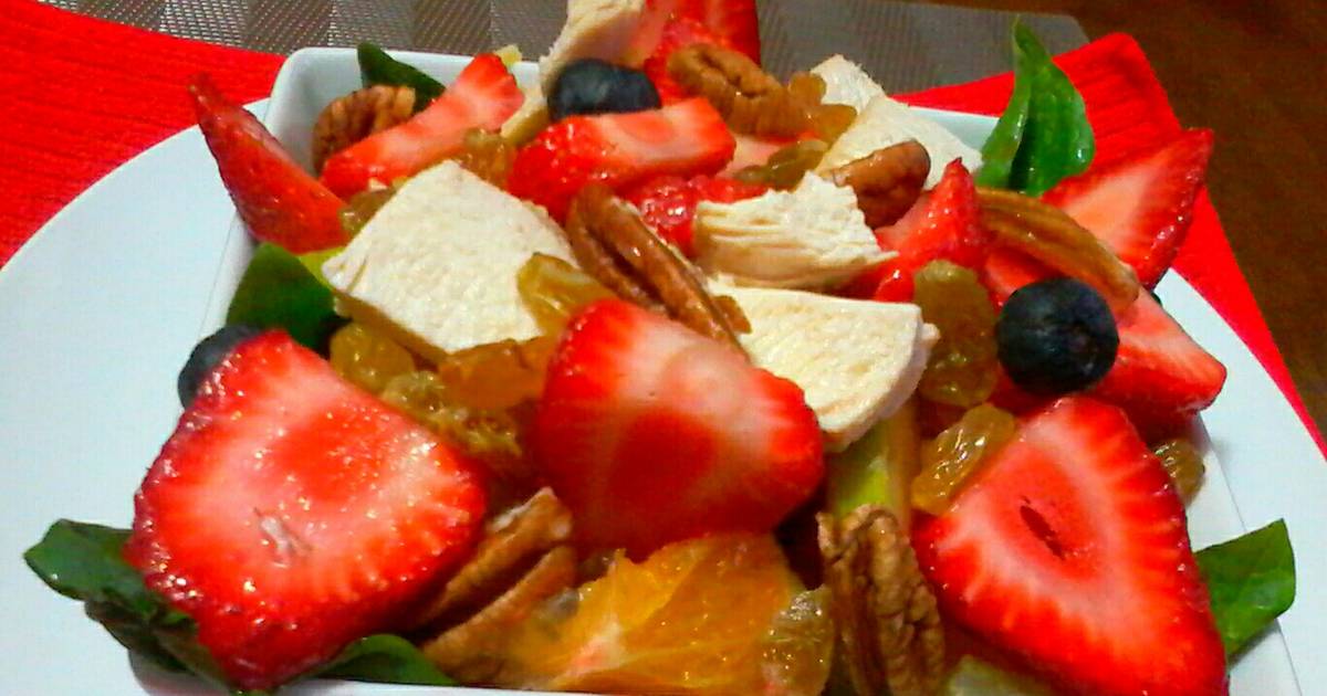 Ensalada con fruta Receta de Doris Jaime- Cookpad