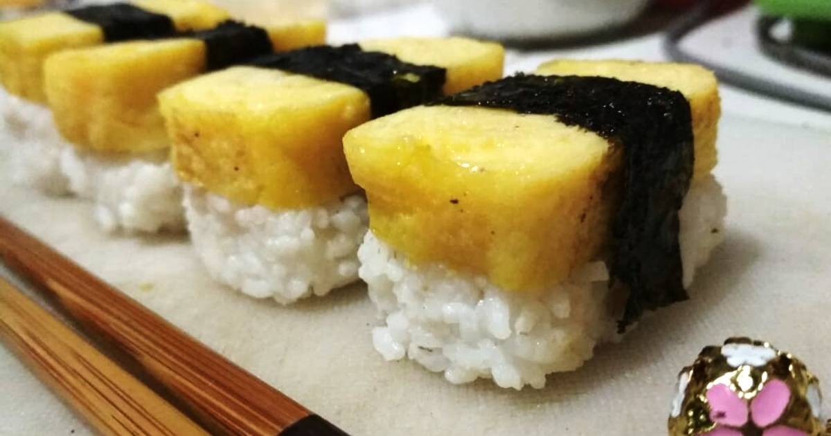 29 resep sushi tamago telur enak dan mudah - Cookpad