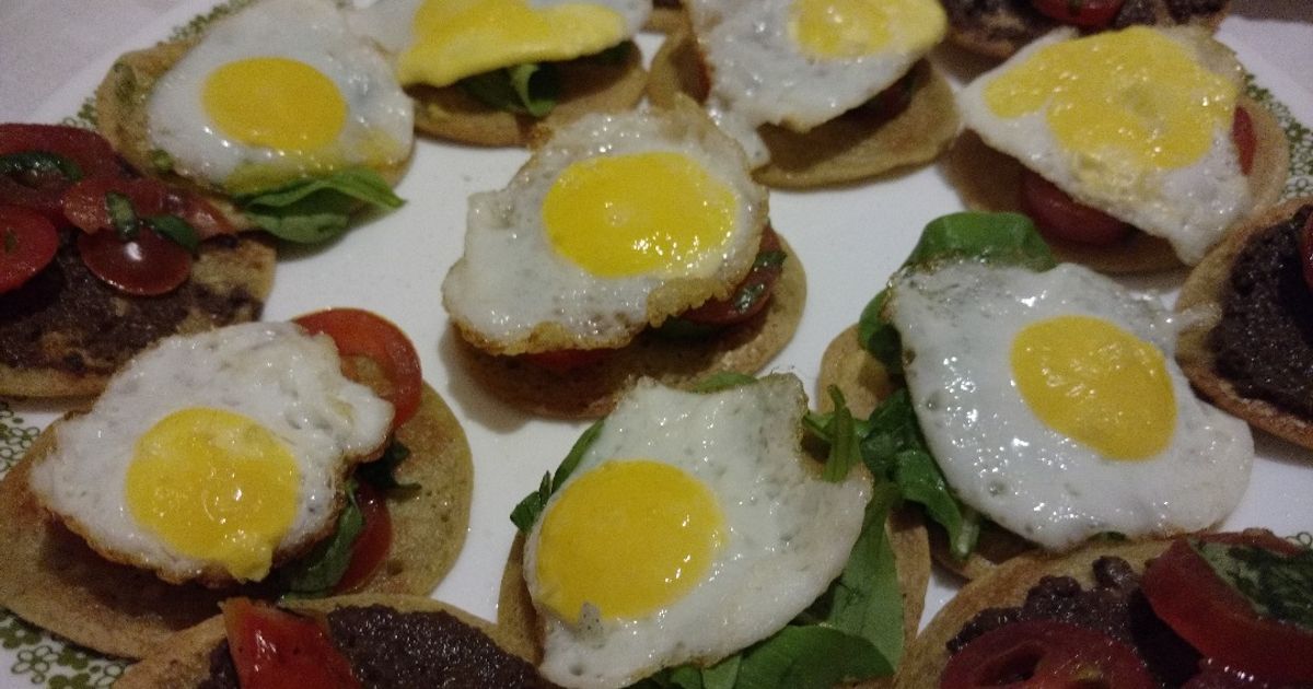 canapes de huevos de codorniz - 45 recetas caseras- Cookpad