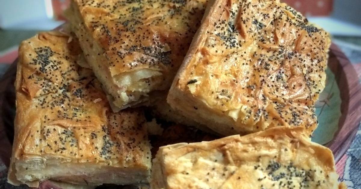 Πίτα με λευκό τυρί Ροδόπη και χωριάτικο φύλλο καλαμποκάλευρο συνταγή ...