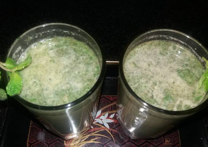 Masala mint chaas Recipe by Snehlata Chauhan - Cookpad