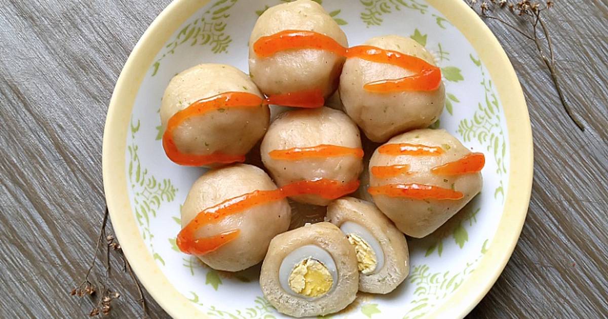 Resep Pentol Aci Isi Telur Puyuh oleh Alya Nurfitri🍳 - Cookpad