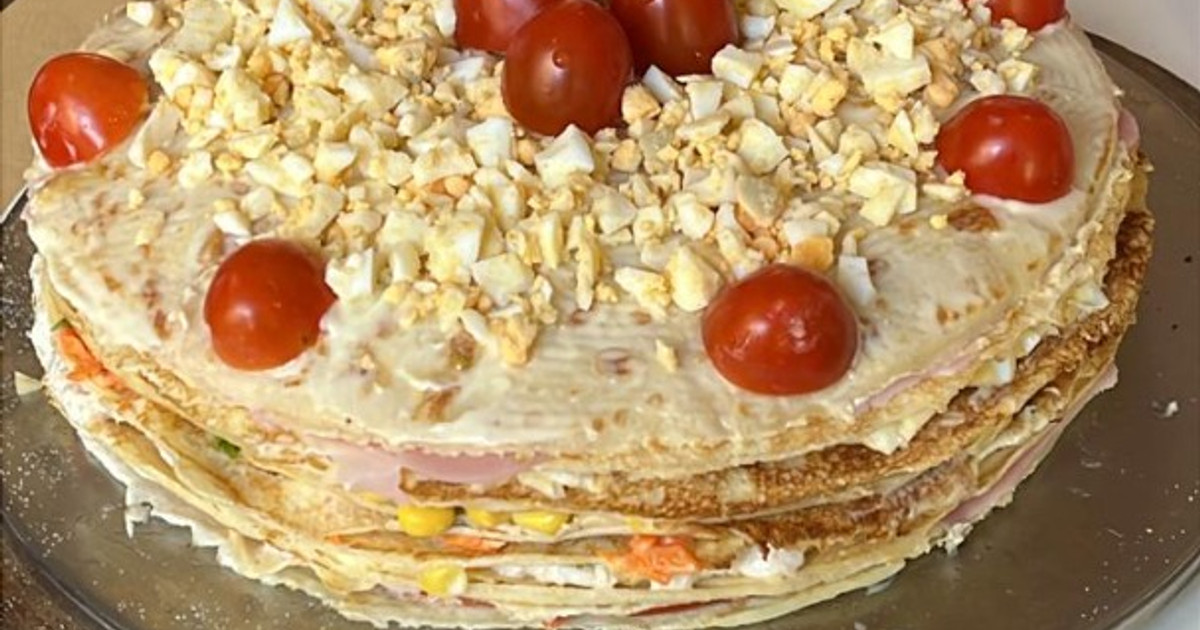 Torta/Torre De Panqueques/Creps Receta de Juan Carlos Pereyra- Cookpad